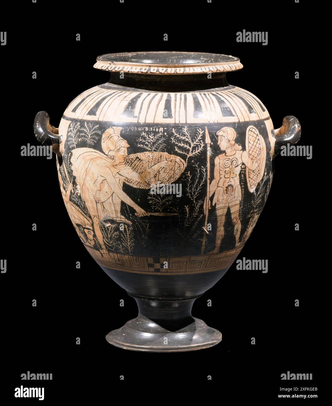 Ancient Greek. Hydria (Water Jar). Tarquinia Stock Photo - Alamy