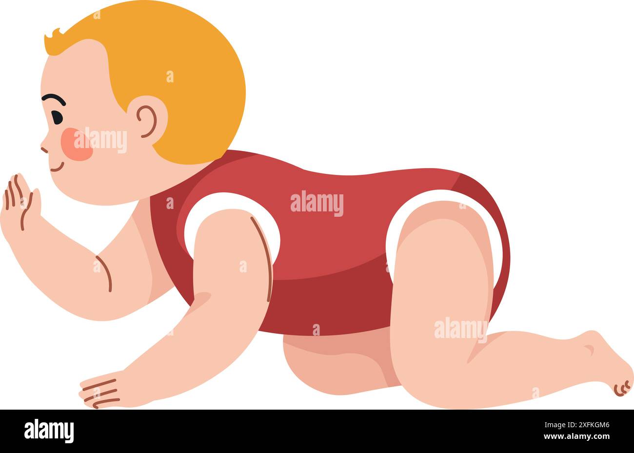 Crawling movement Stock Vector Images - Alamy