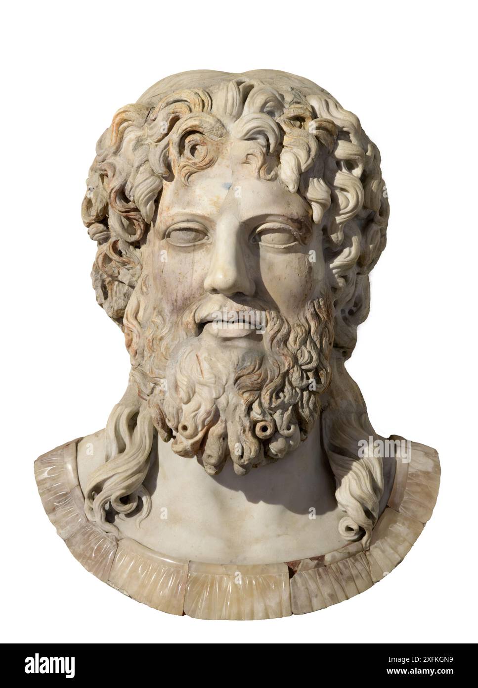 Statue greek god zeus rome Cut Out Stock Images & Pictures - Alamy