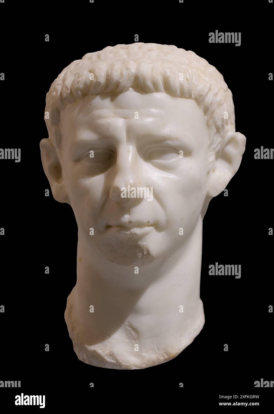 Portrait of Roman emperor Claudius (Tiberius Claudius Caesar Augustus ...