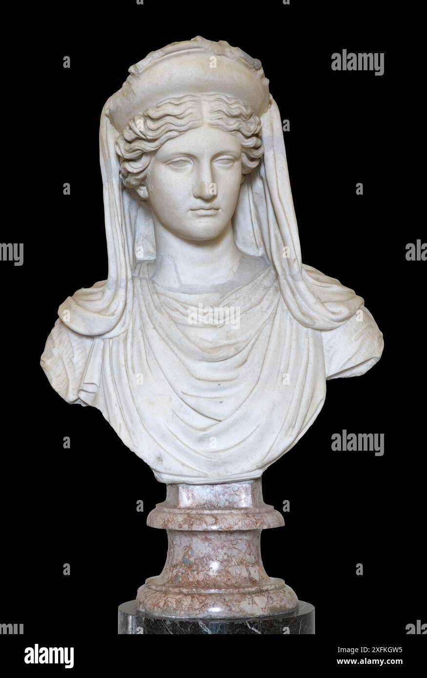 Demeter. Marble, Roman copy after a Greek original from the 4th century ...
