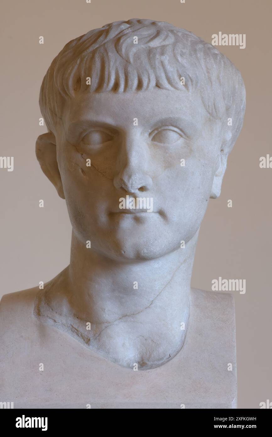 Portrait of Germanicus (Germanicus Julius Caesar) - ancient Roman ...