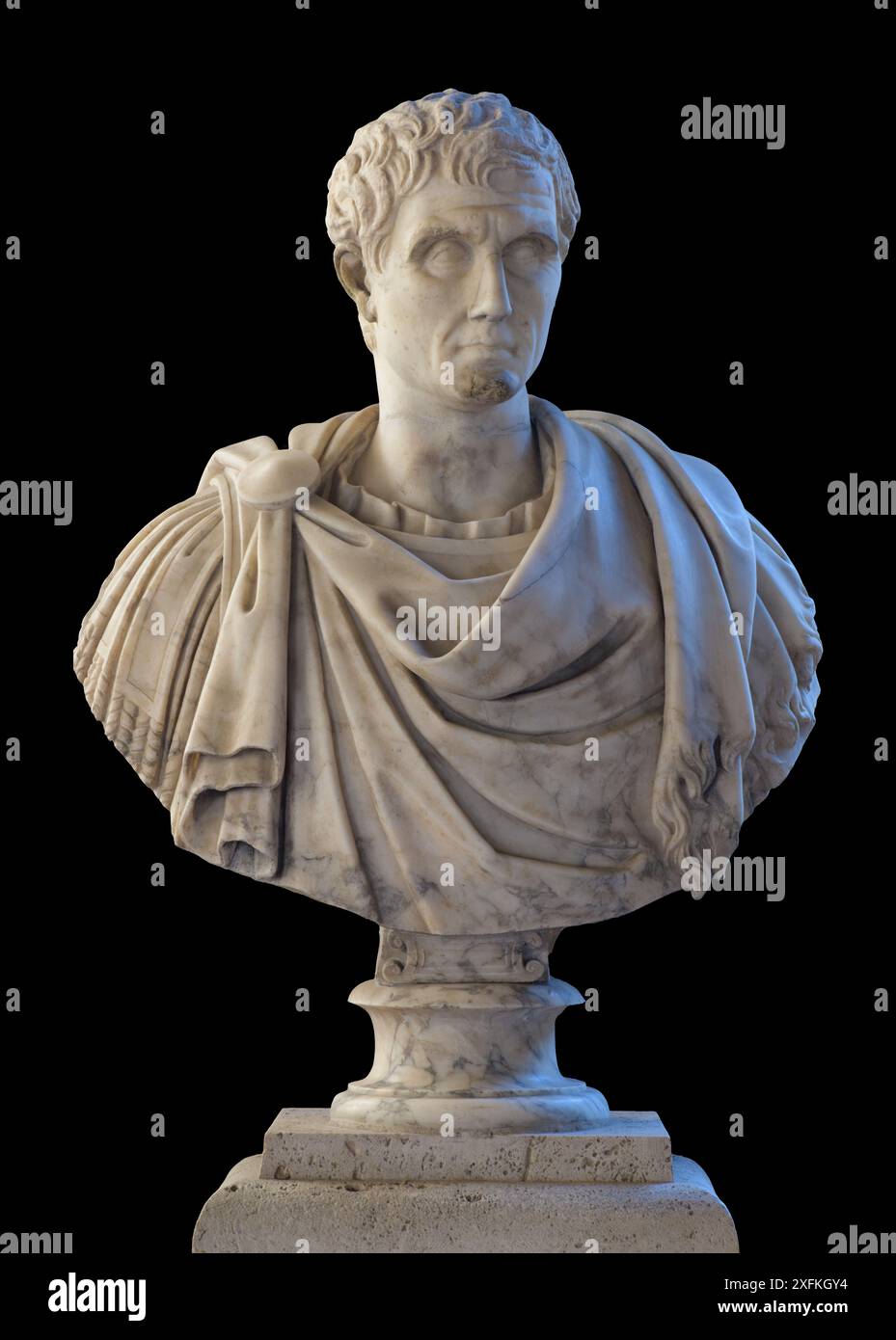 Portrait of Roman emperor Nerva (Marcus Cocceius Nerva). Rome Stock ...