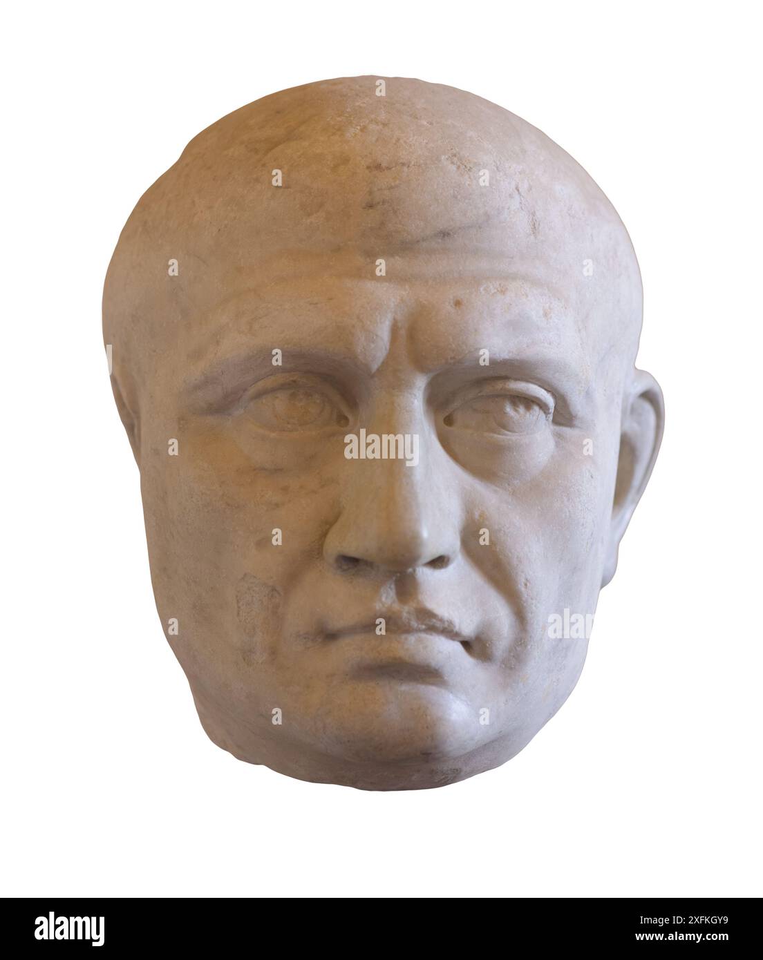 The head of the priest of the goddess of life and magic Isis cult. Rome ...