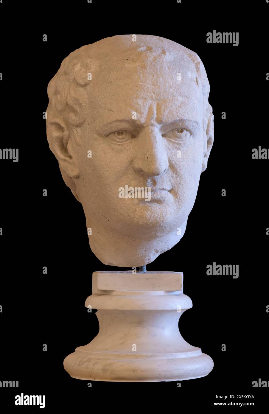 Portrait of roman emperor Vespasian (Vespasianus Stock Photo - Alamy