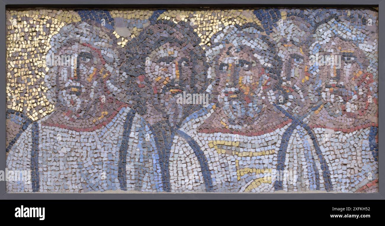 Early Christian Mosaic depicting a biblical scene Stock Photo - Alamy