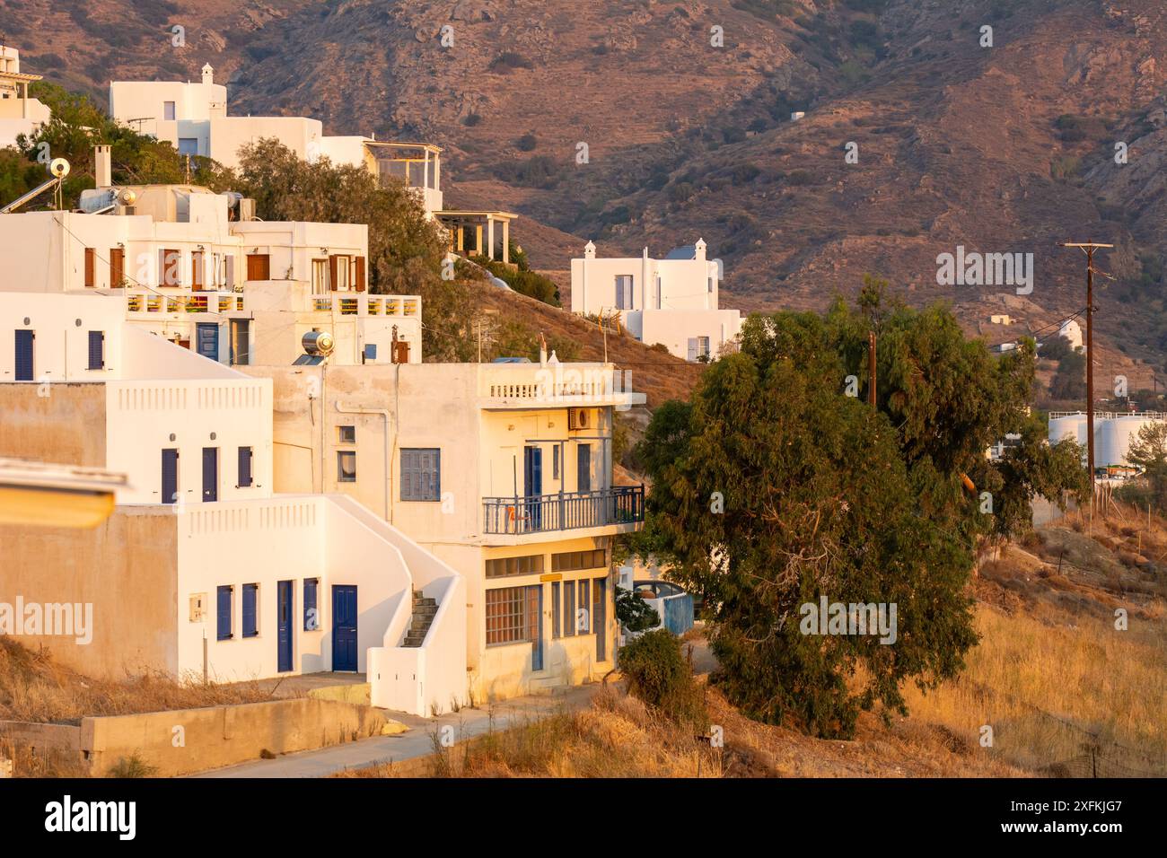 Architecture of Serifos, a Greek island located in the Aegean Sea ...