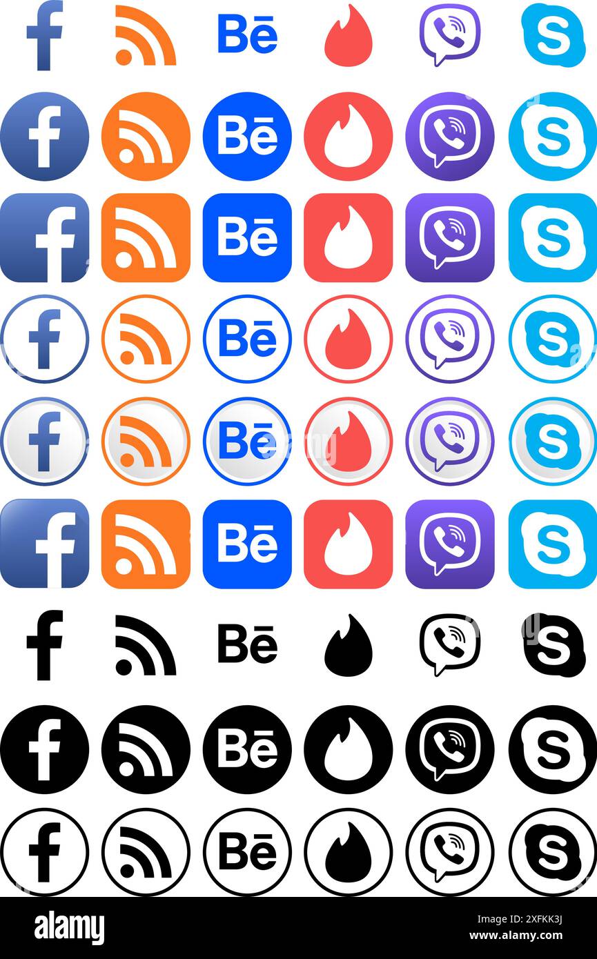 Facebook sign in Stock Vector Images - Alamy