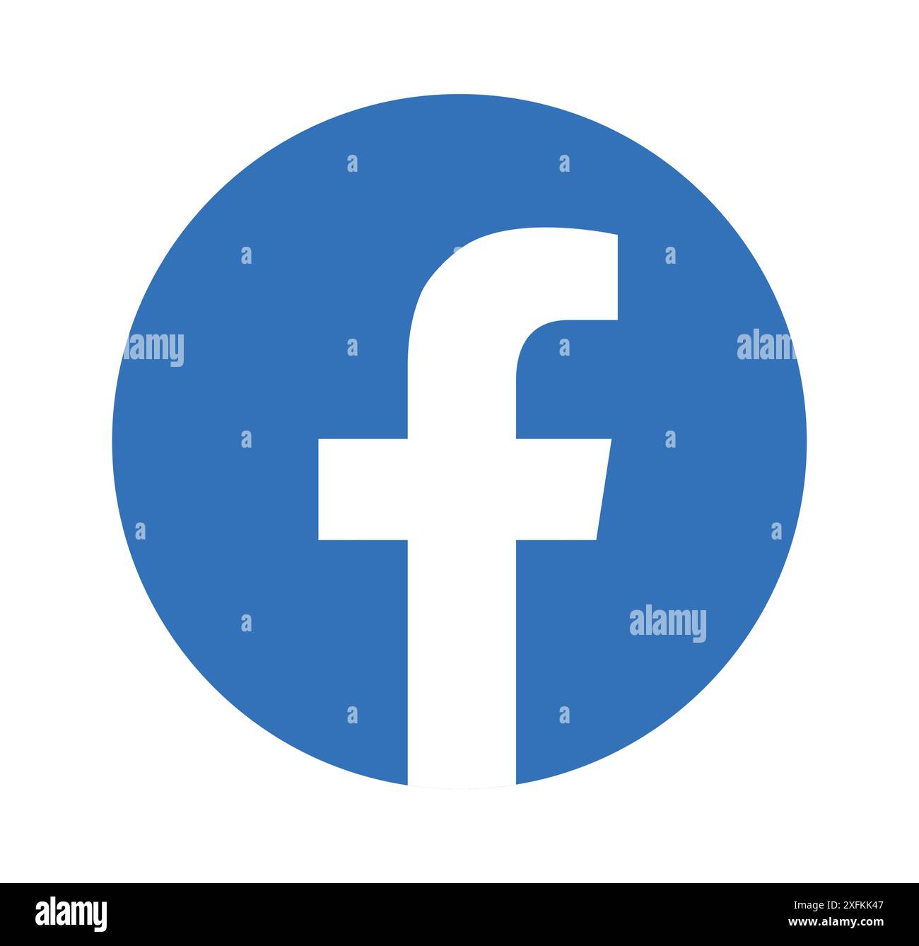 Facebook logo round Stock Vector Images - Alamy