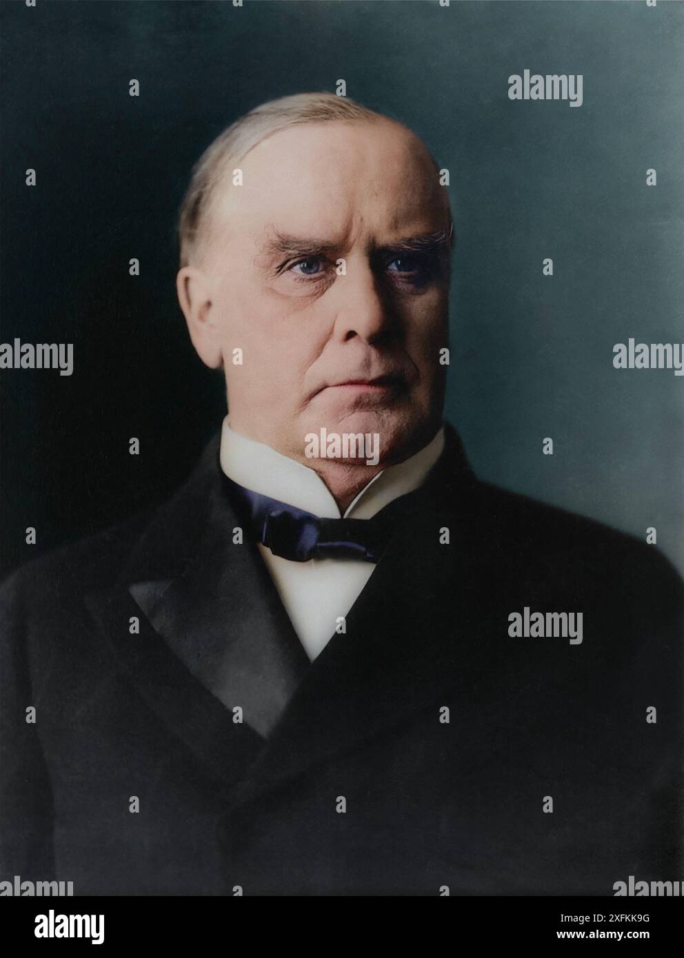 William McKinley, head-and-shoulders portrait, facing right. Circa 4th ...