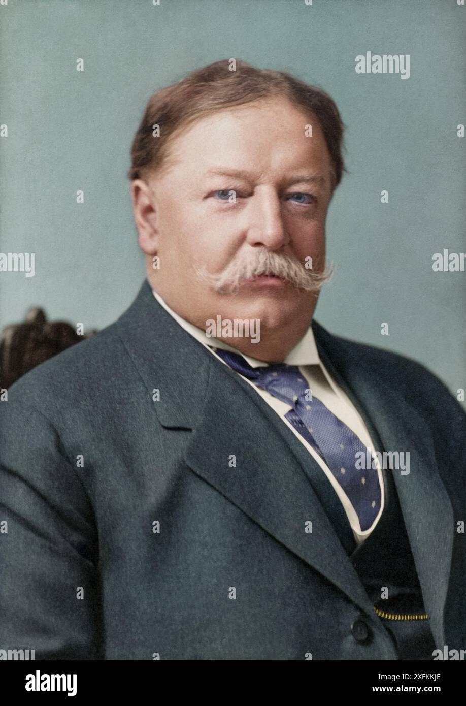 Cabinet card (cropped) of William Howard Taft. Circa 1908. By Pach ...