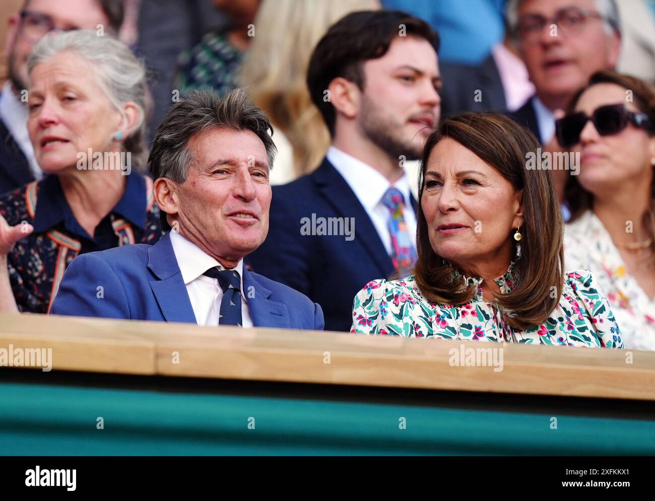 Carole middleton wimbledon 2024 hi-res stock photography and images - Alamy