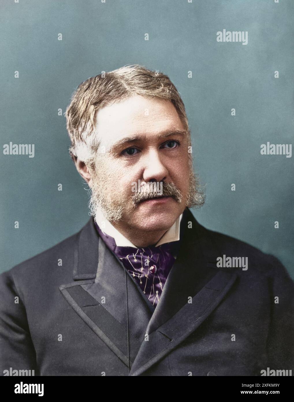 Chester A. Arthur. Circa between 1870 and 1880 Stock Photo - Alamy