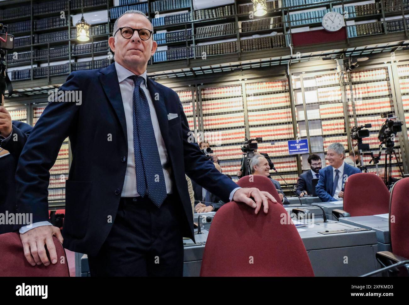 Roma, Italia. 04th July, 2024. Il presidente INPS Gabriele Fava in ...