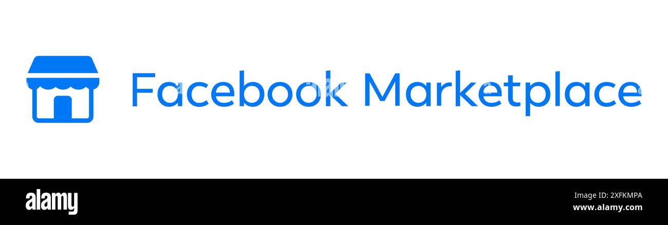 Marketplace facebook icon vector Stock Vector Images - Alamy