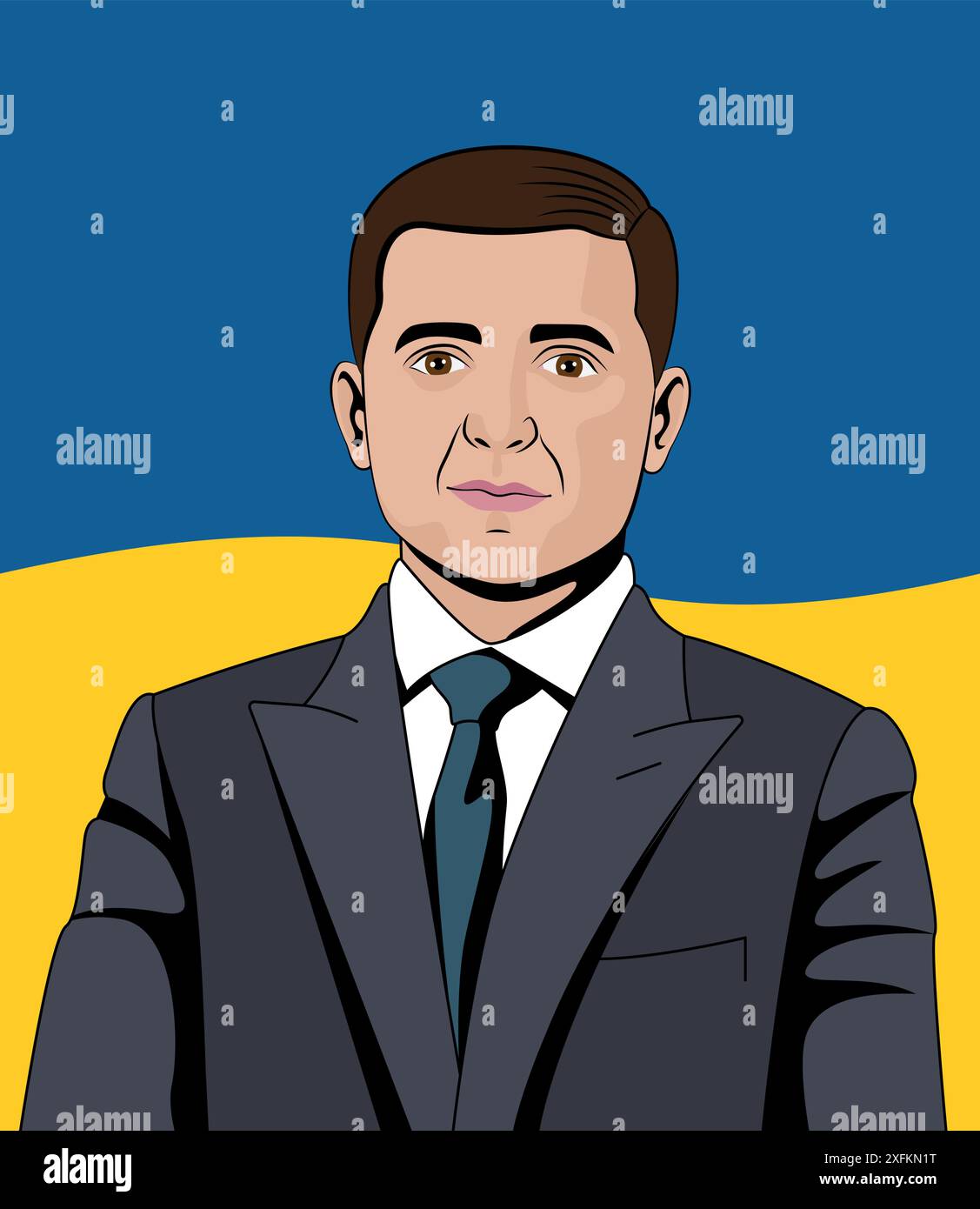 Ukrainian president speech Stock Vector Images - Alamy