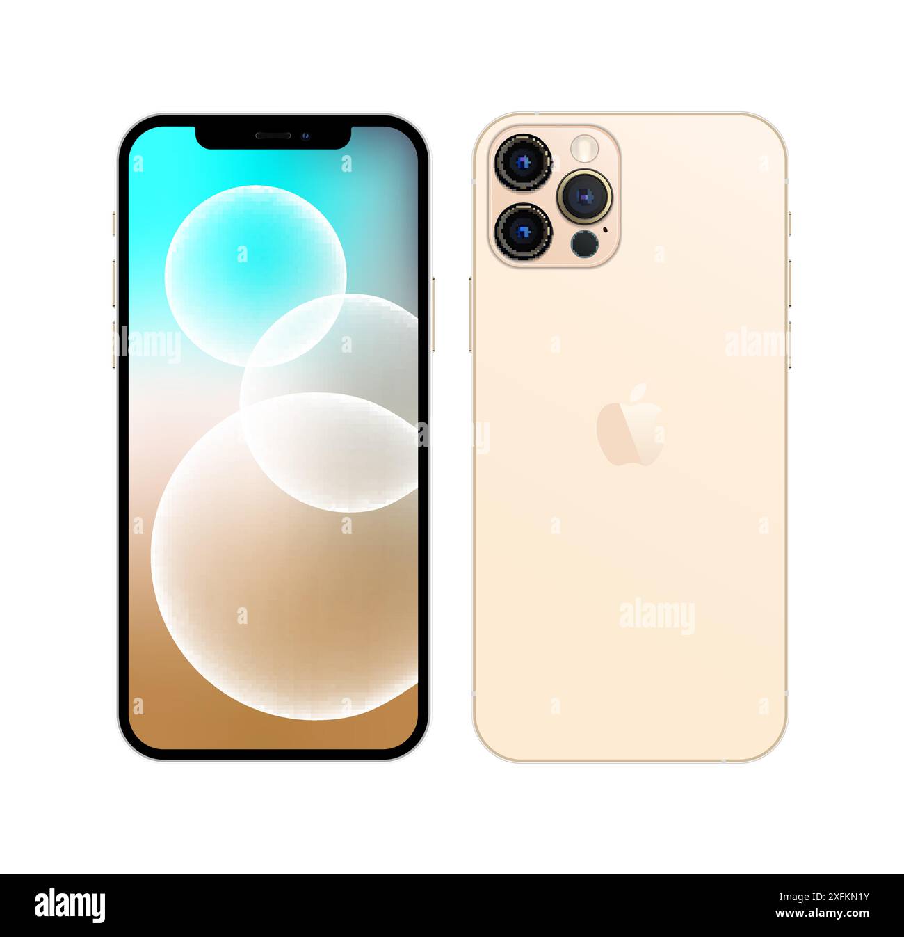 Kiev, Ukraine - September 28, 2022: Smart Phone Apple iPhone 12 in ...