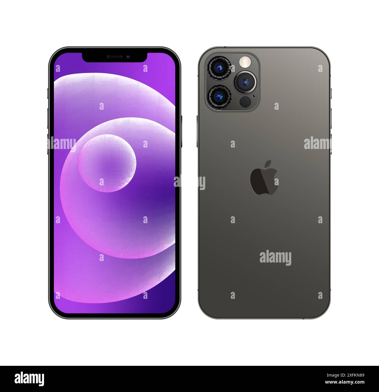 Kiev, Ukraine - September 28, 2022: Smart Phone Apple iPhone 12 in ...