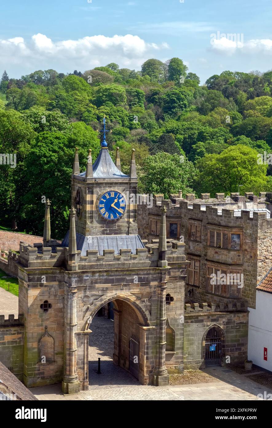 entrance to Auckland Castle and park grounds, Bishop Auckland,County ...