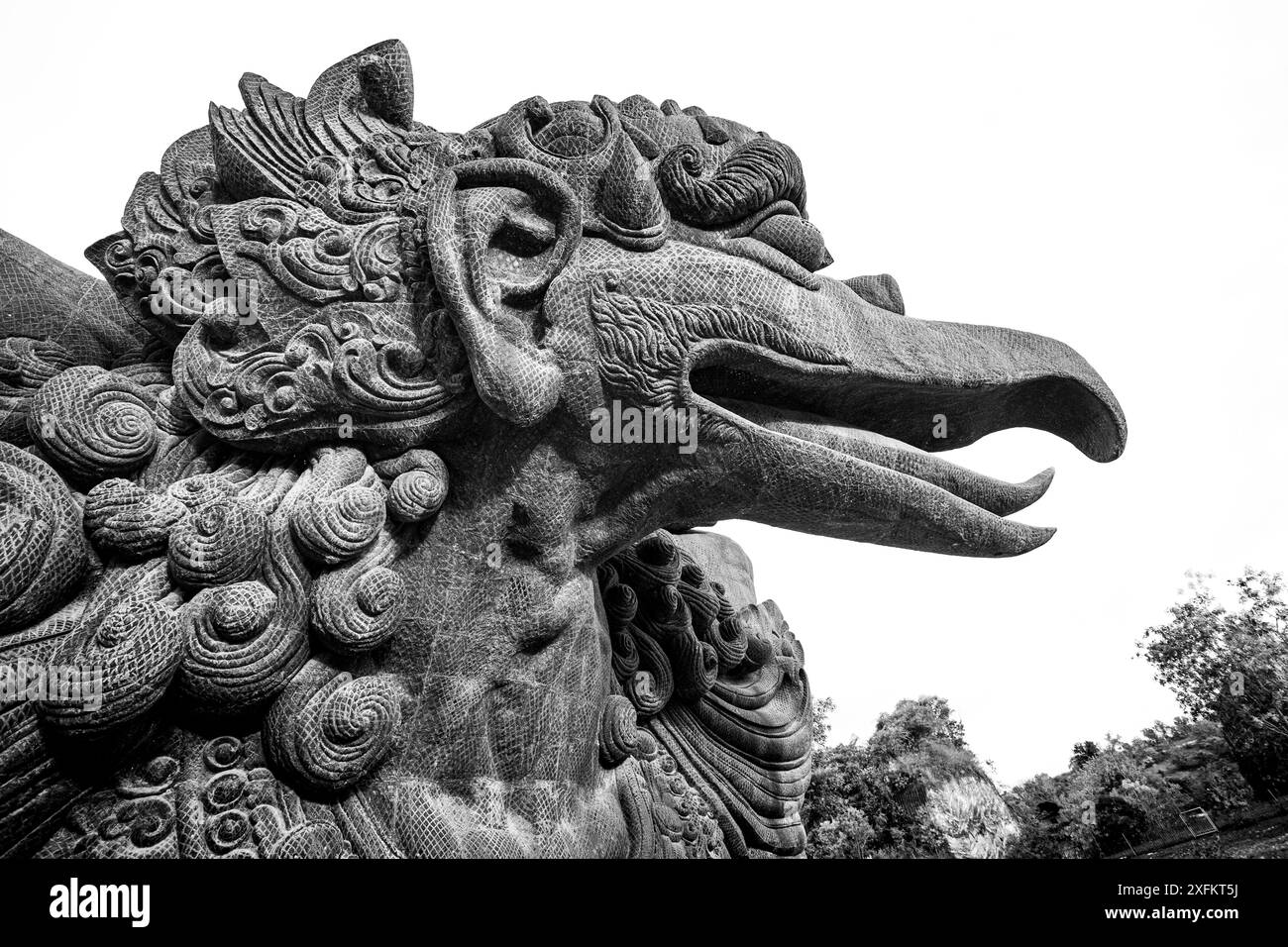31 May 2017, Bali,Indonesia: Head of Garuda, at Garuda Wishnu Kencana ...