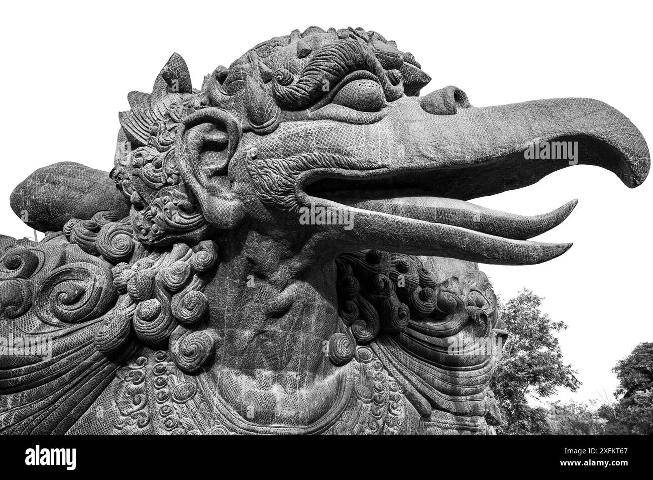 31 May 2017, Bali,Indonesia: Head of Garuda, at Garuda Wishnu Kencana ...