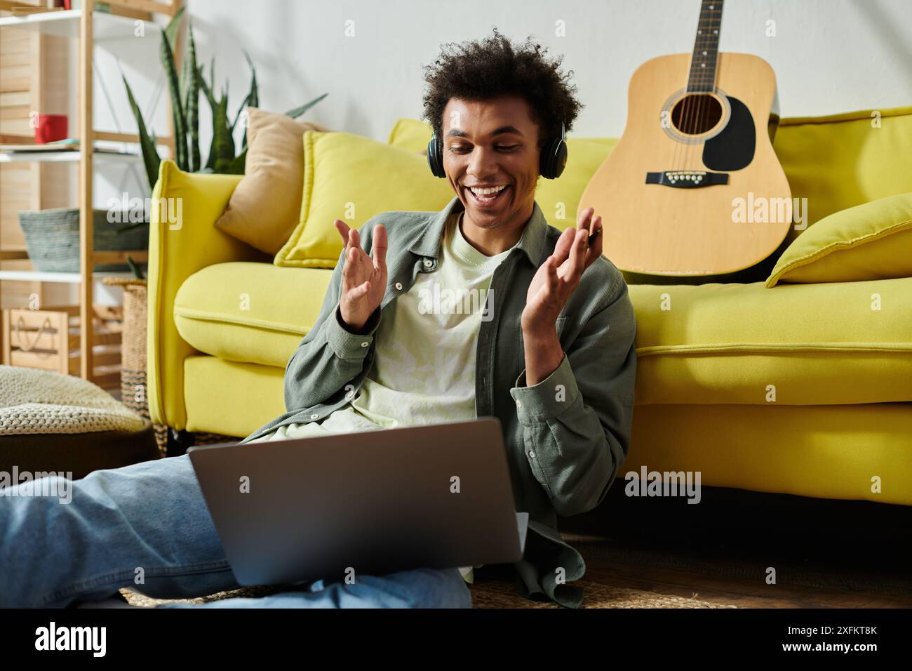 Young talented expressive man hi-res stock photography and images - Alamy