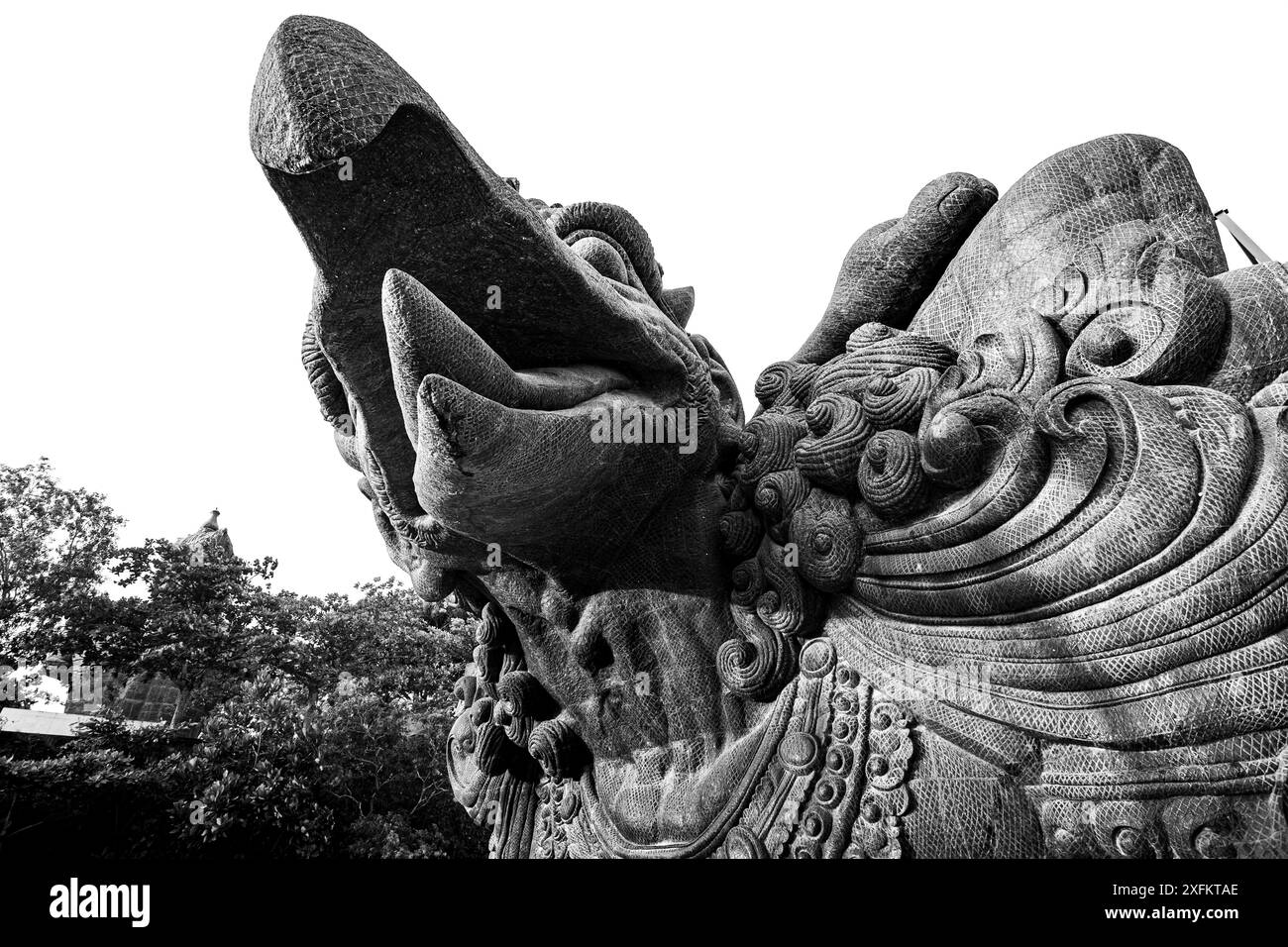 31 May 2017, Bali,Indonesia: Head of Garuda, at Garuda Wishnu Kencana ...