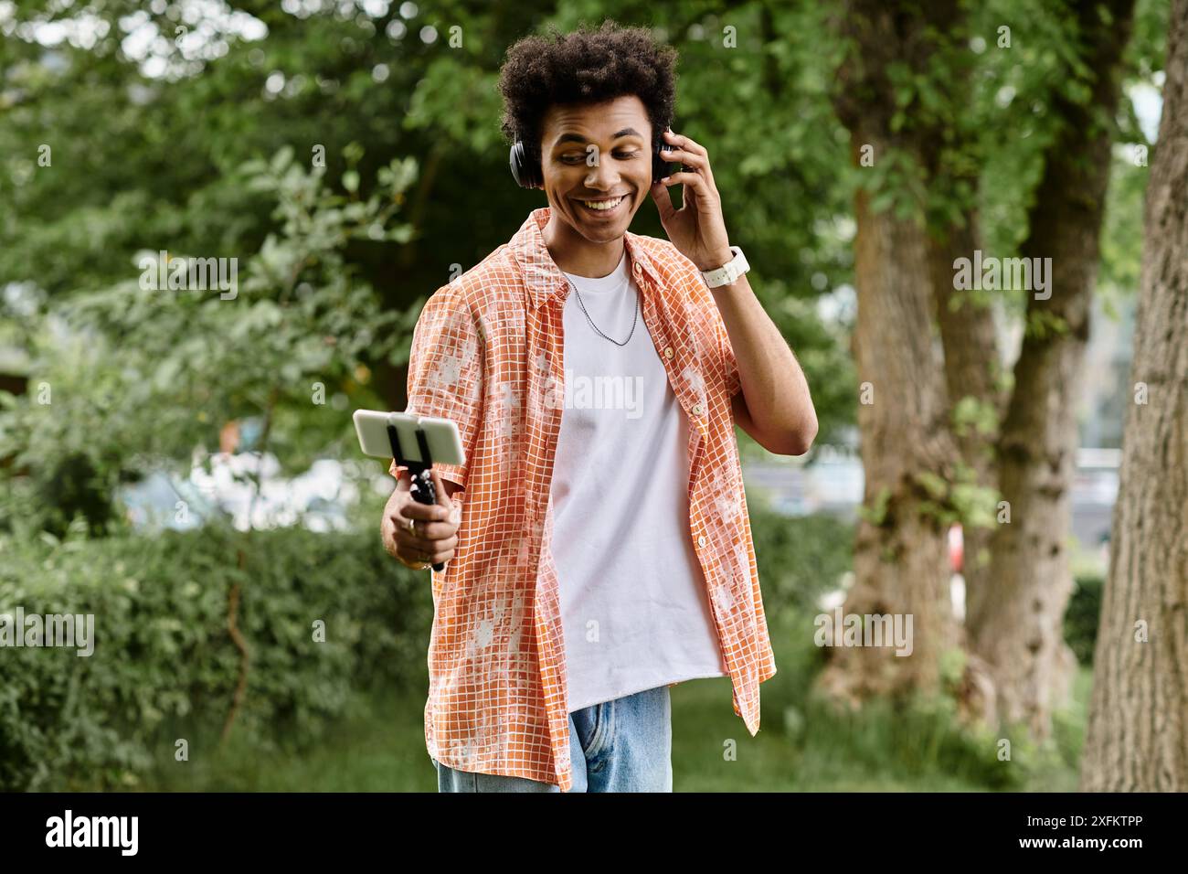 African man walking green screen hi-res stock photography and images ...