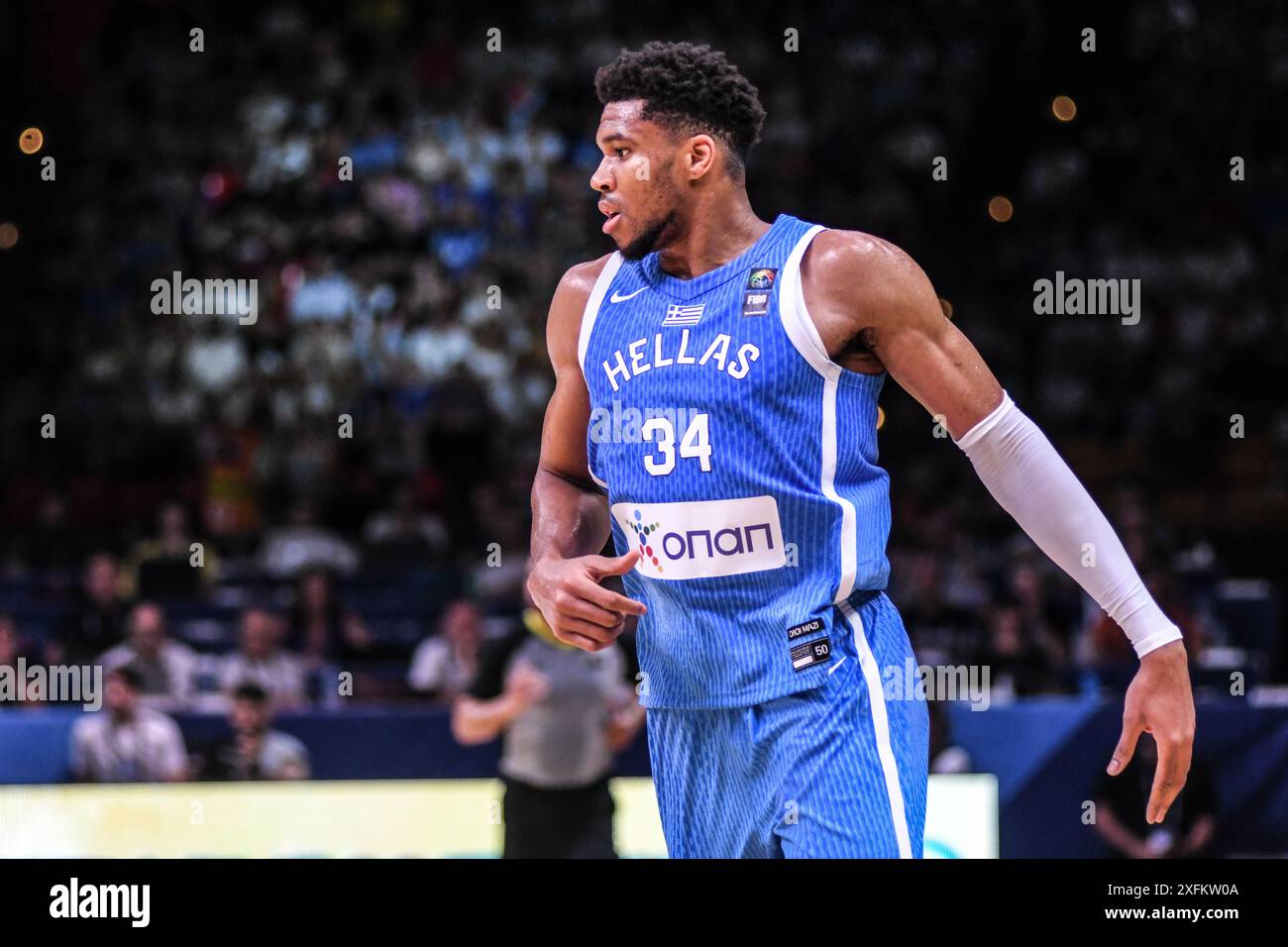 Giannis Antetokounmpo (Greece). FIBA Olympic Qualifying Tournament ...