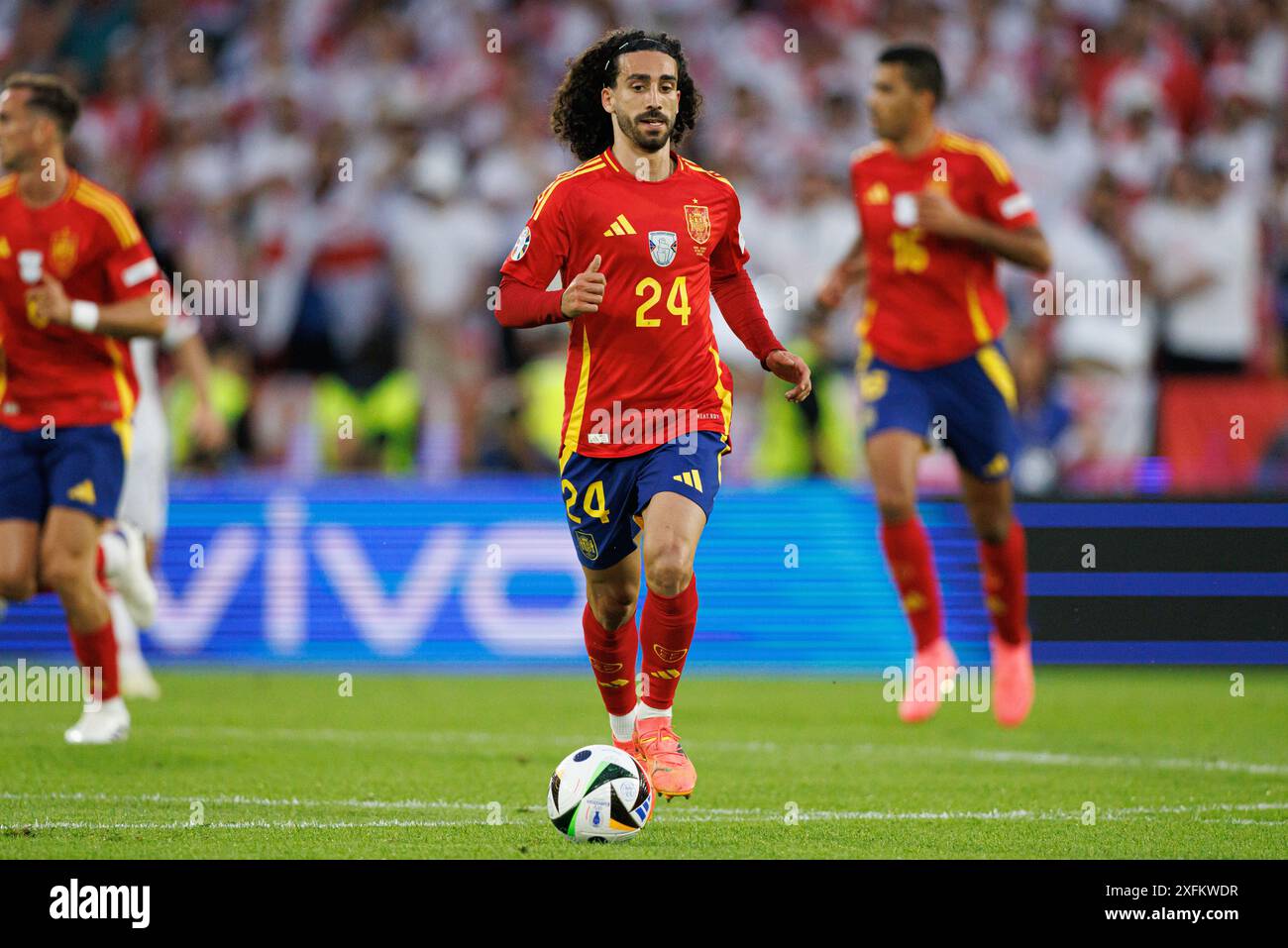 Marc Cucurella seen during UEFA Euro 2024 Round of 16 game between ...