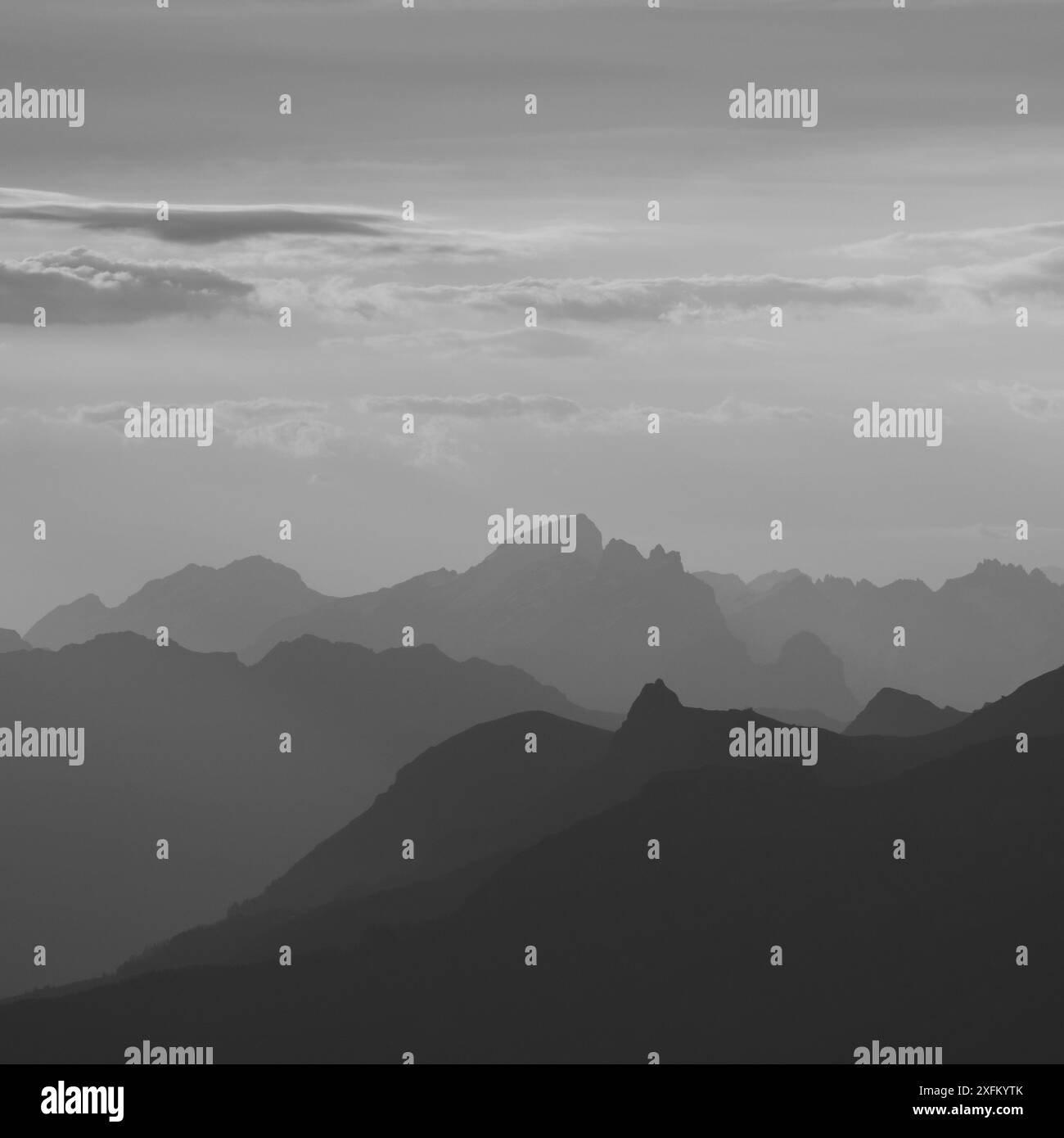 Morning scene in the Swiss Alps Stock Photo - Alamy