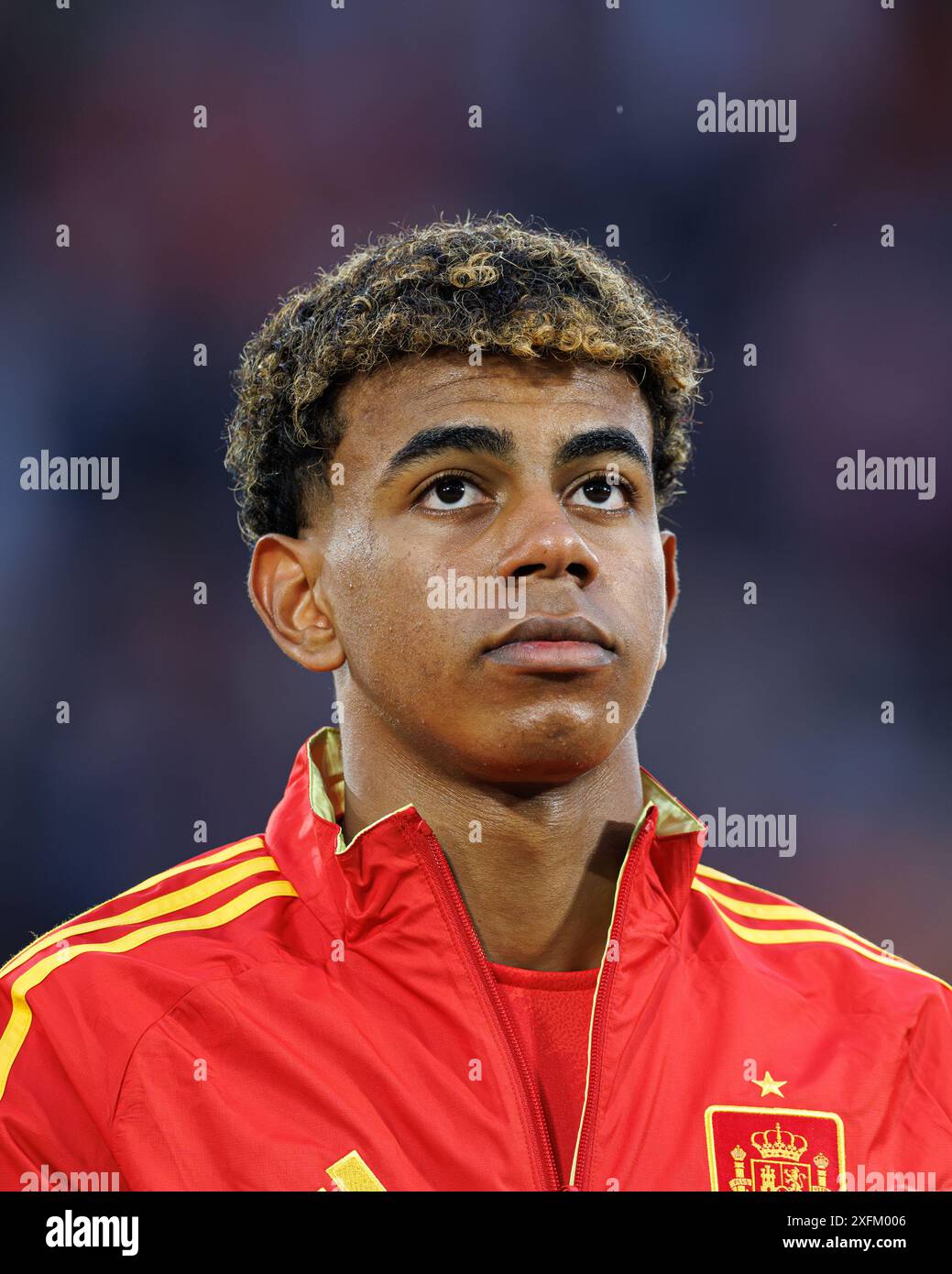 Lamine Yamal seen during UEFA Euro 2024 Round of 16 game between ...