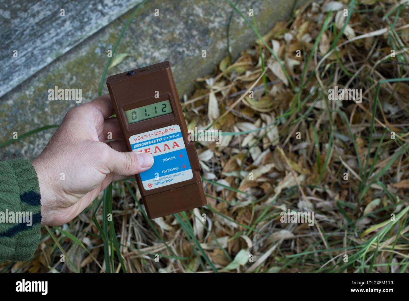 Geigercounter, used to meaure radiation in the Chernobyl Exclusion Zone ...