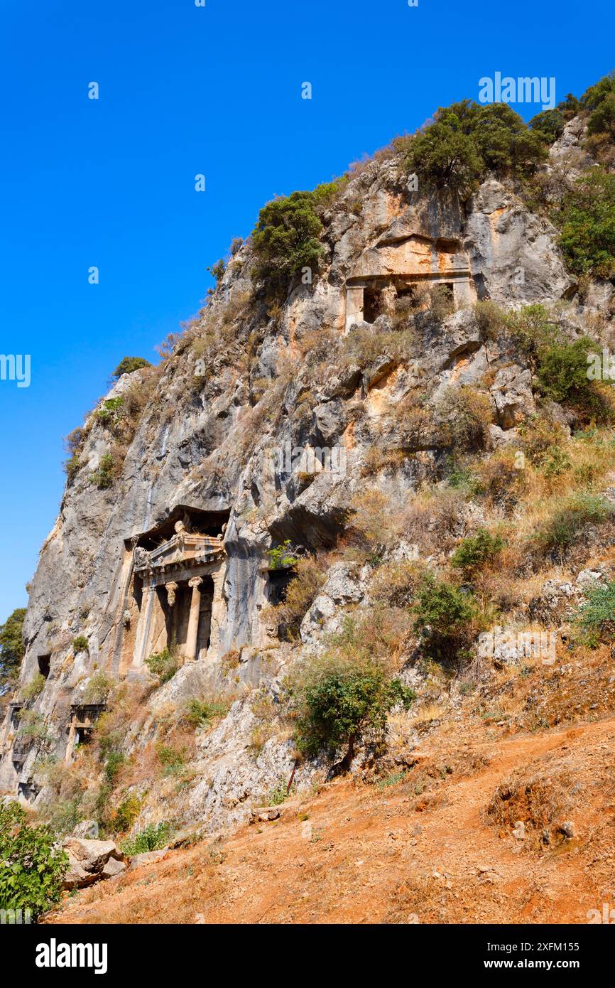 The Tomb of Amyntas or Fethiye Tomb is an ancient Lycian rock tomb at ...