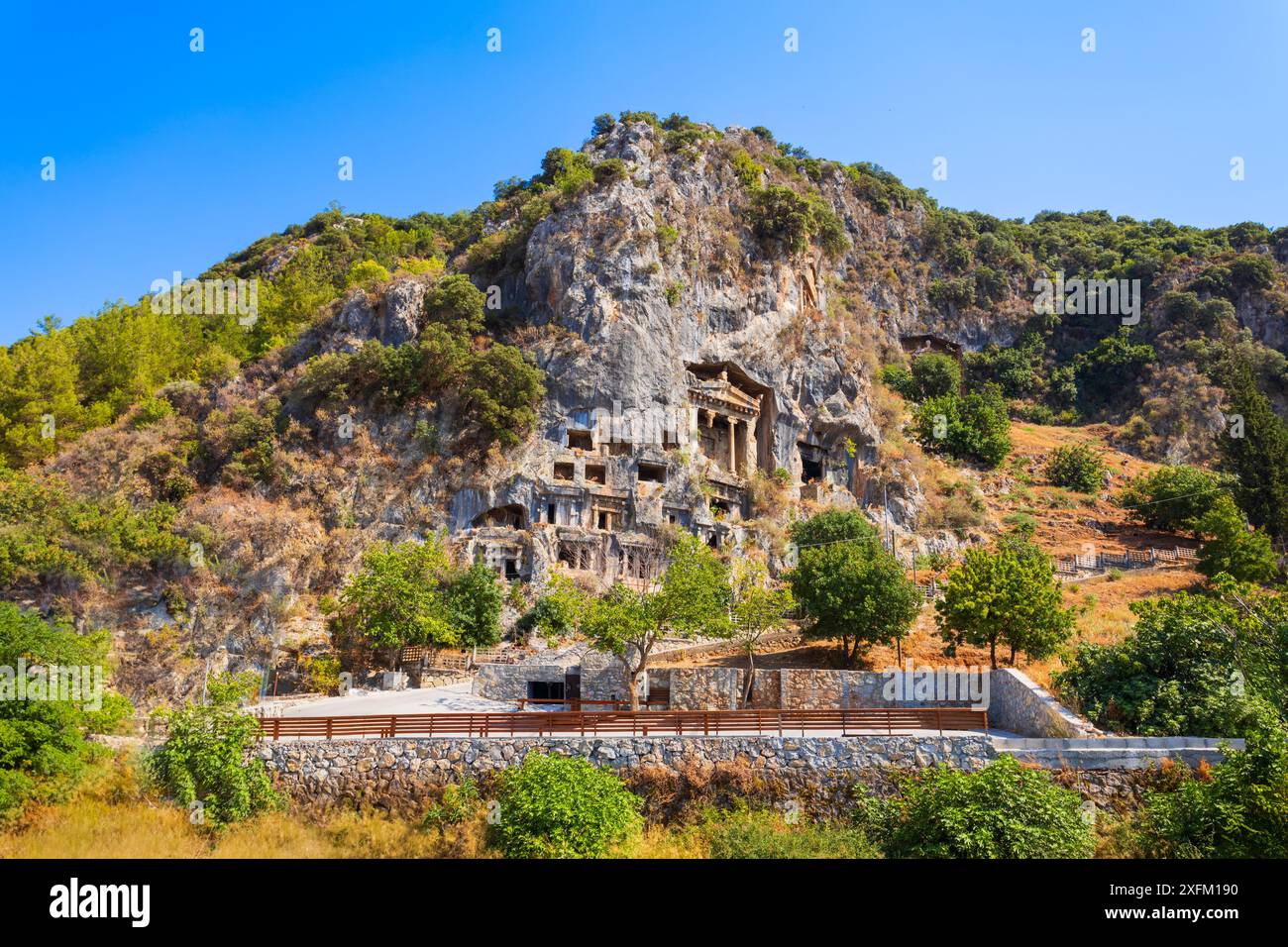 The Tomb of Amyntas or Fethiye Tomb is an ancient Lycian rock tomb at ...
