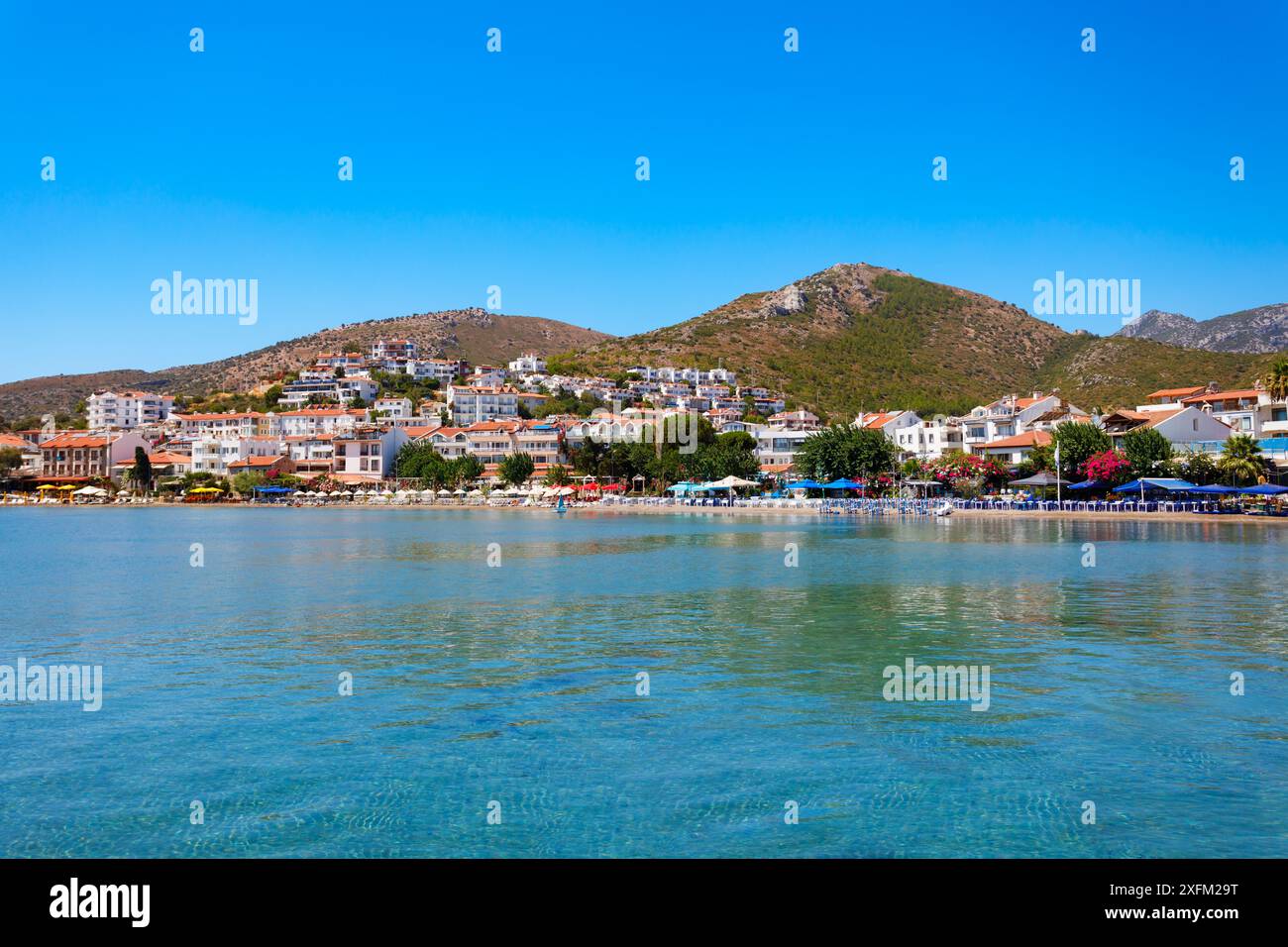 Datca city beach. Datca is a town near Marmaris city in Mugla Province ...