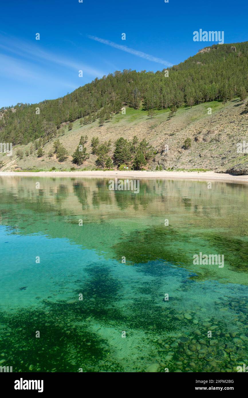The clear water of Lake Baikal, Siberia, Russia Stock Photo - Alamy