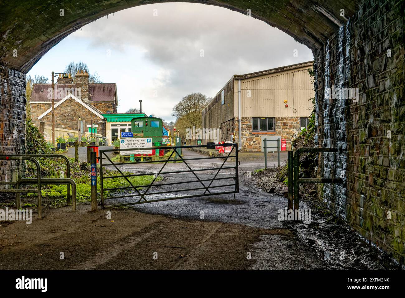 Looking Under Rolle Bridge to Great Torrington Railway Station, Puffing ...