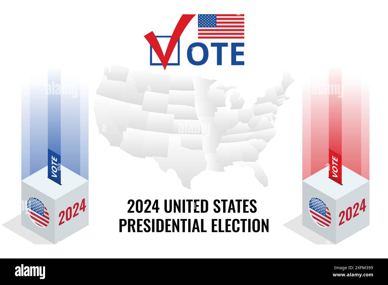 2024 United States of America Presidential Election banner. 2024 United ... 2024 United States of America Presidential Election banner. 2024 United ...
