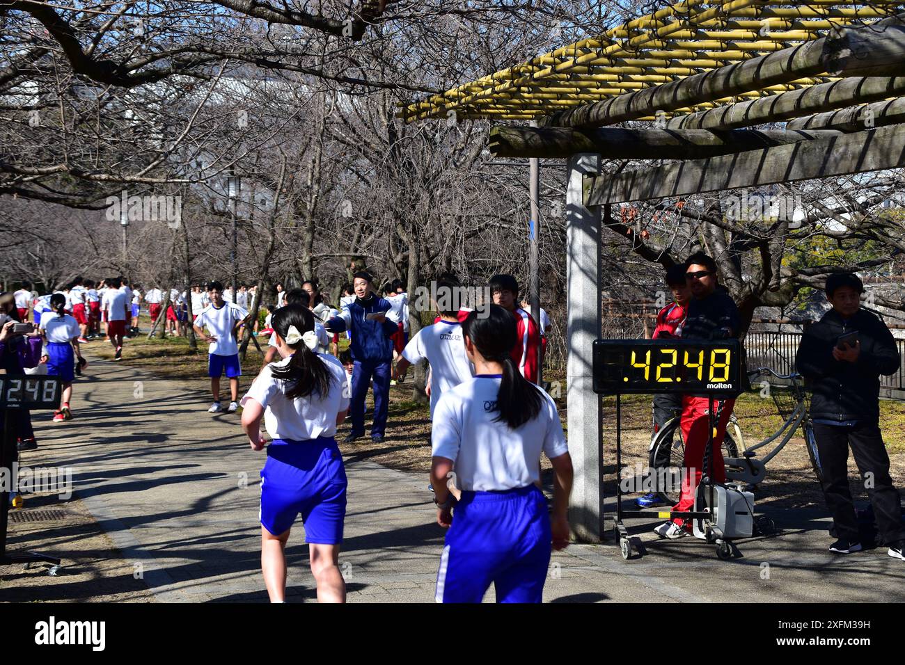 Japanese school girls hi-res stock photography and images - Alamy