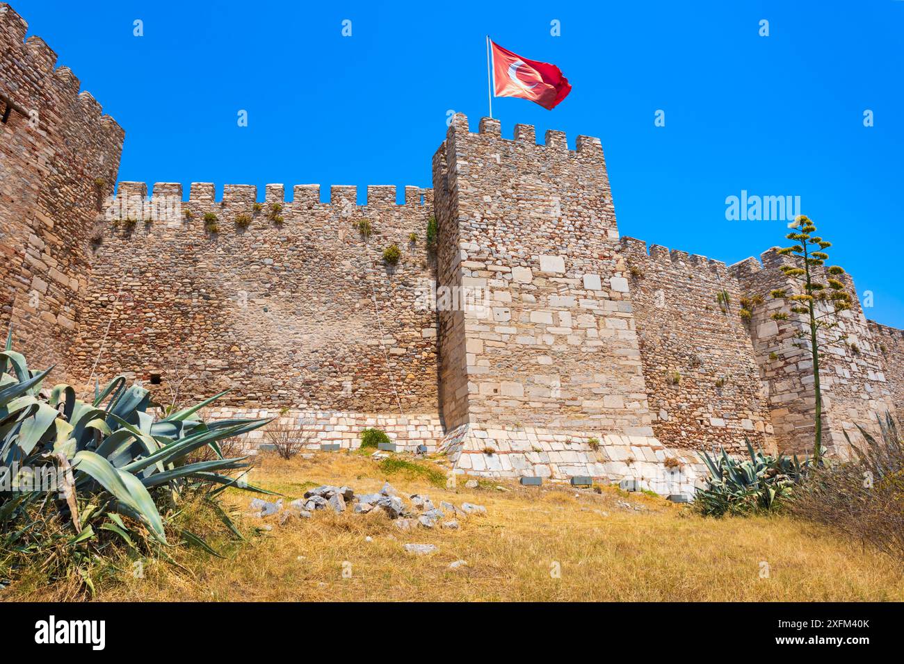 Ayasuluk Citadel is a byzantine fortress at the Ephesus ancient greek ...