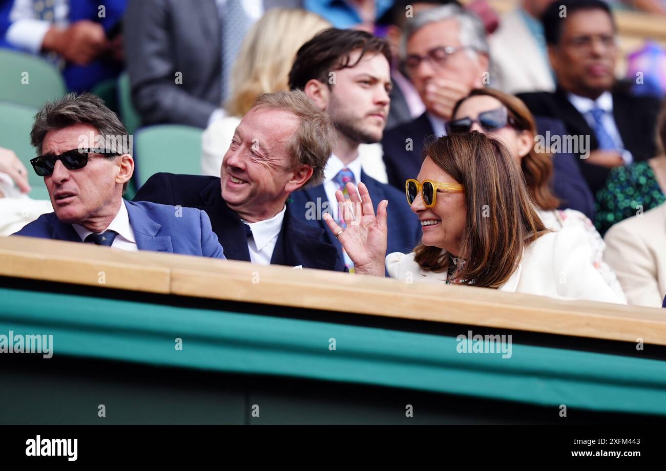 Carole middleton wimbledon 2024 hi-res stock photography and images - Alamy