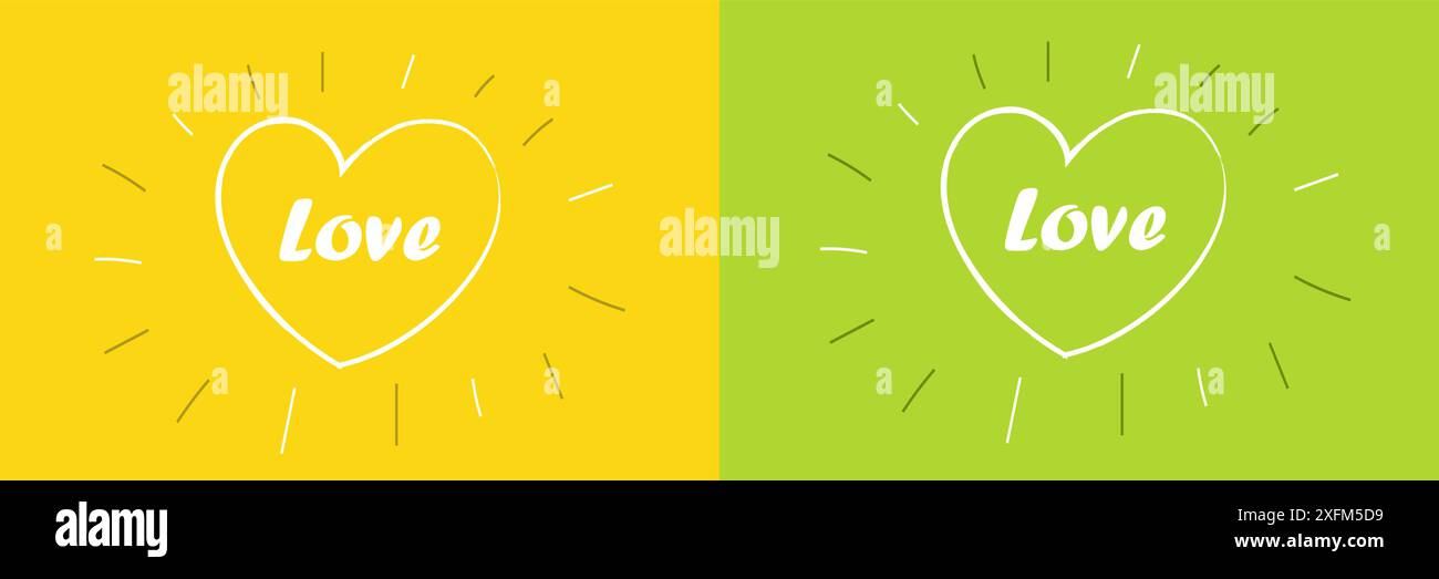 Love poster set design template Stock Vector Image & Art - Alamy