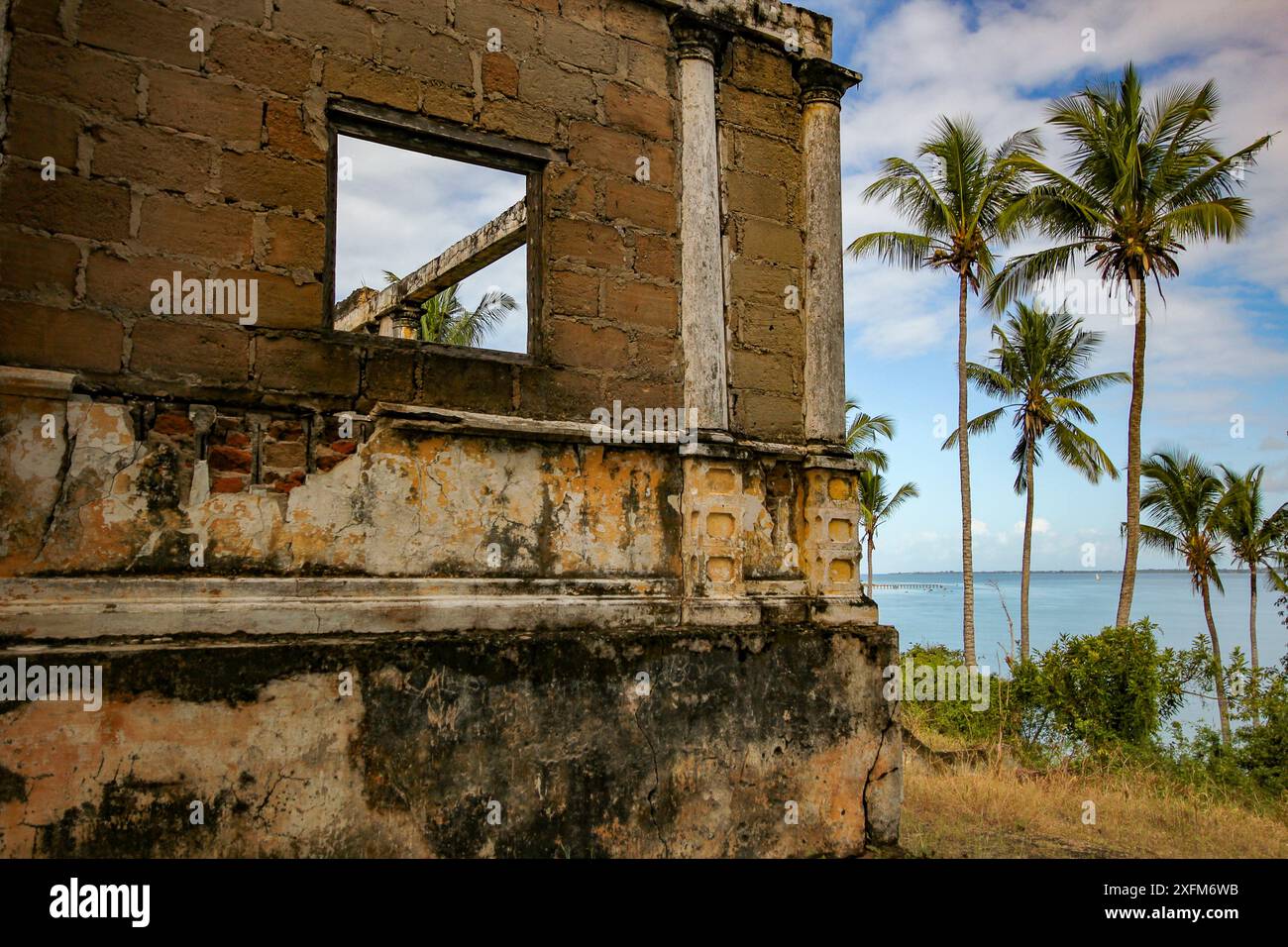 Bombed out building from the civil war which ended in 1992. This one is ...