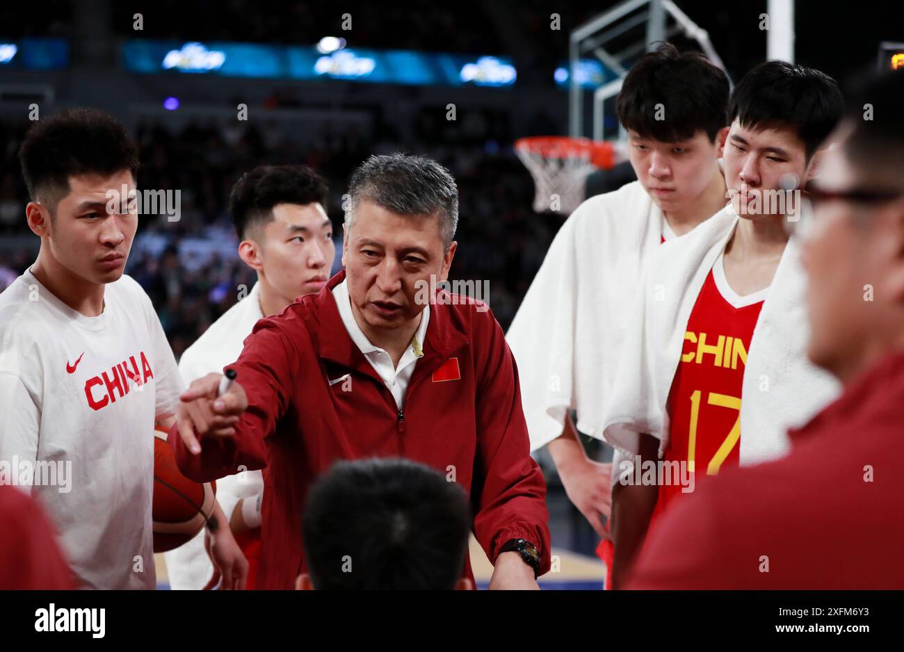 Melbourne, Australia. 4th July, 2024. Guo Shiqiang (C), acting head ...