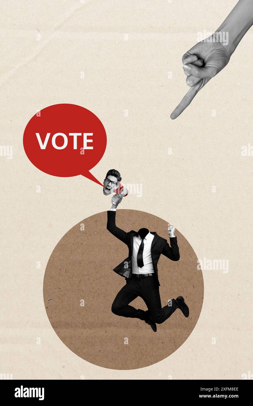 Trend artwork 3D sketch photo collage of election politics president ...