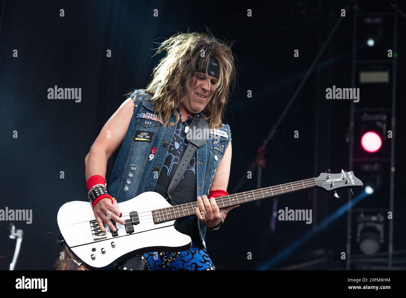 2024-06-08 Norje, Sweden: Band Steel Panther performing at Sweden Rock ...