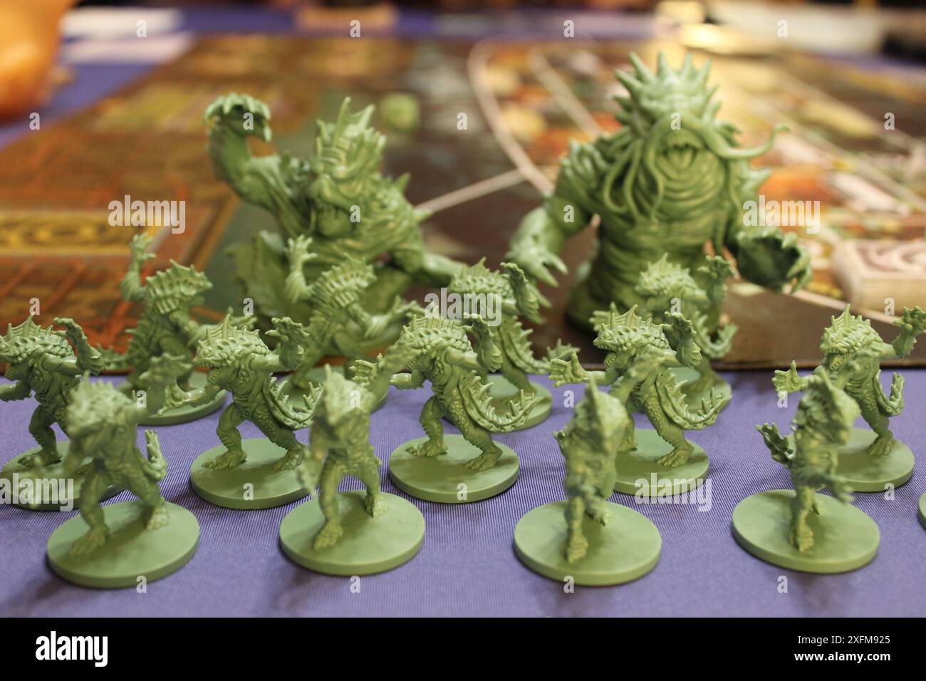 Mozyr, Belarus, April 10 2024: components of the Unfathomable board ...