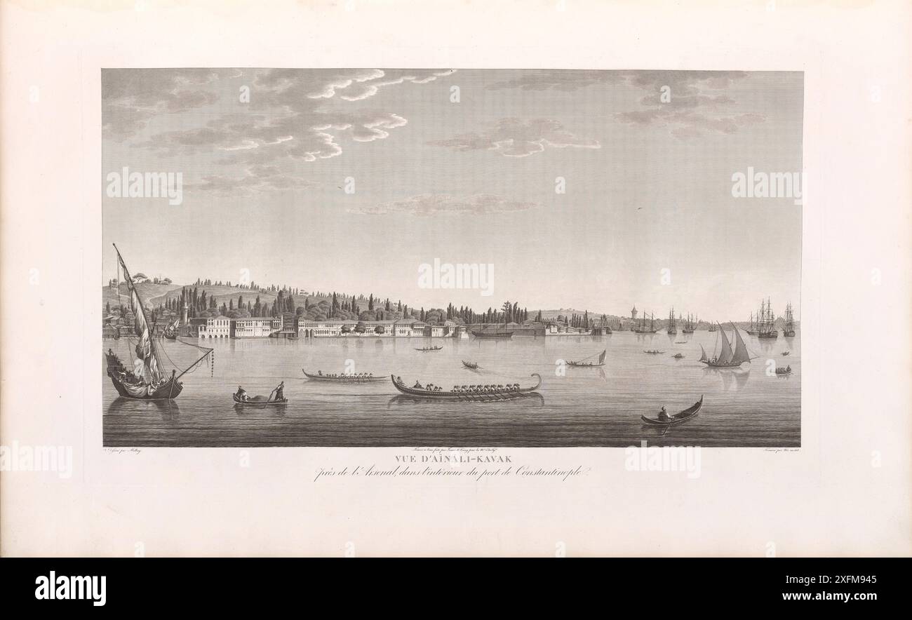 The history of Ottoman Empire. View of Aynalıkavak Pavilion (Ainali ...