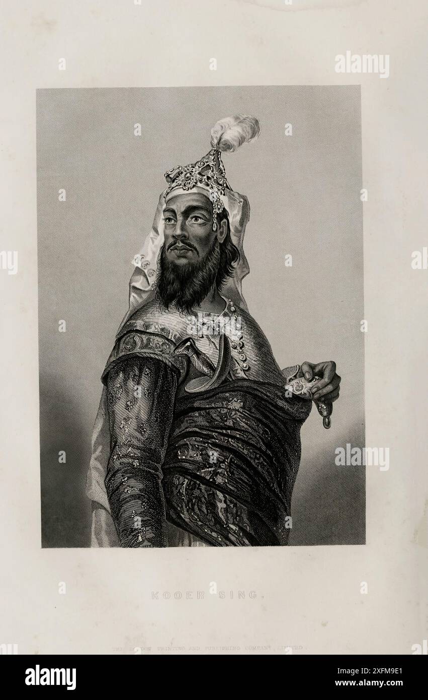 British Empire. Revolt of 1857. Portrait of Kunwar Singh Kunwar Singh ...